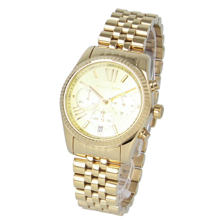 MICHAEL KORS マイケルコース腕時計 レディース クオーツ アナログ クロノグラフ ステンレス メタル ゴールド MK7378 ...