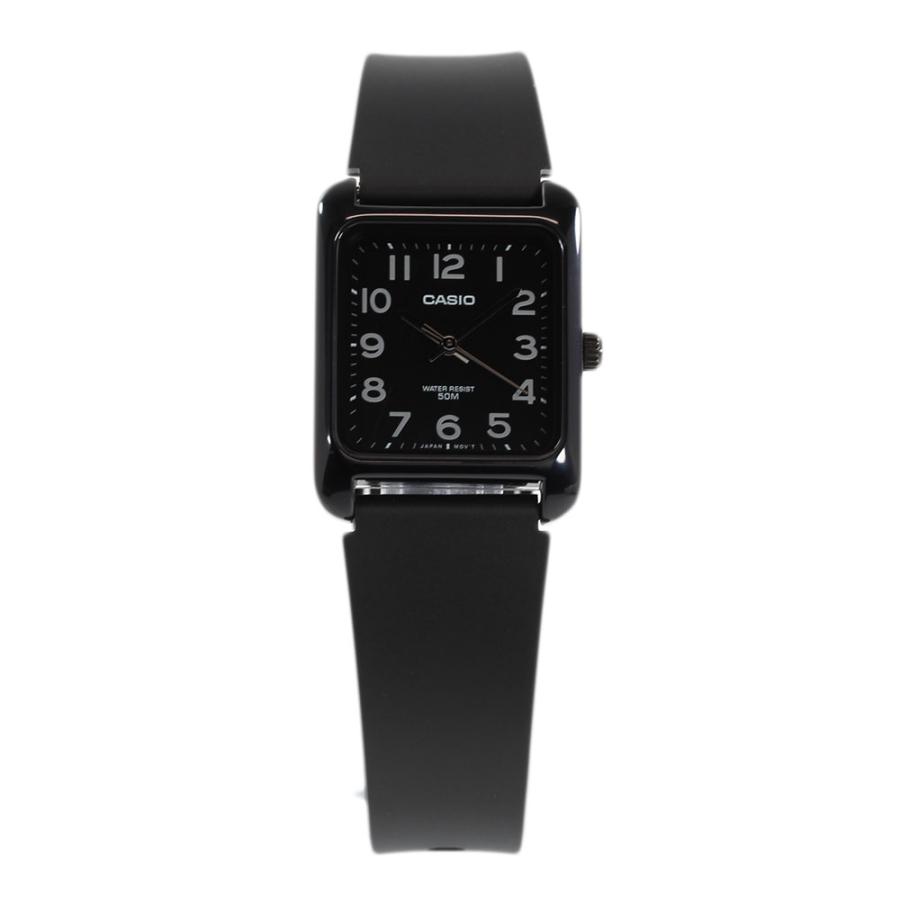 CASIO STANDARD MTP-B175-1B カシオスタンダード スクエア ユニセックス クォーツ ブラック 腕時計 : 時計倉庫 ...