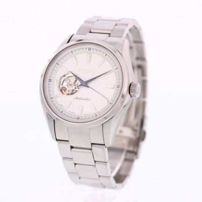 PRESAGE SEIKO セイコー プレザージュ 腕時計 メンズ 自動巻き 日本製 ベーシック オープンハート ビジネス 仕事 就活 メタル ...