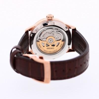 PRESAGE SEIKO セイコー プレザージュ 腕時計 メンズ 自動巻き 日本製 カクテル タイム パワーリザーブ レザー ブラウン ...