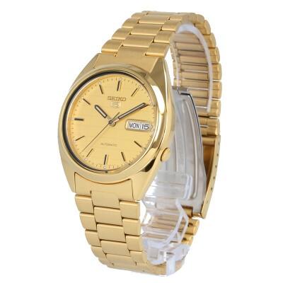 Seiko 5 SEIKO セイコー SEIKO5 セイコーファイブ 腕時計 メンズ 自動巻き カジュアル メタル ブレス ゴールド 金 シー ...