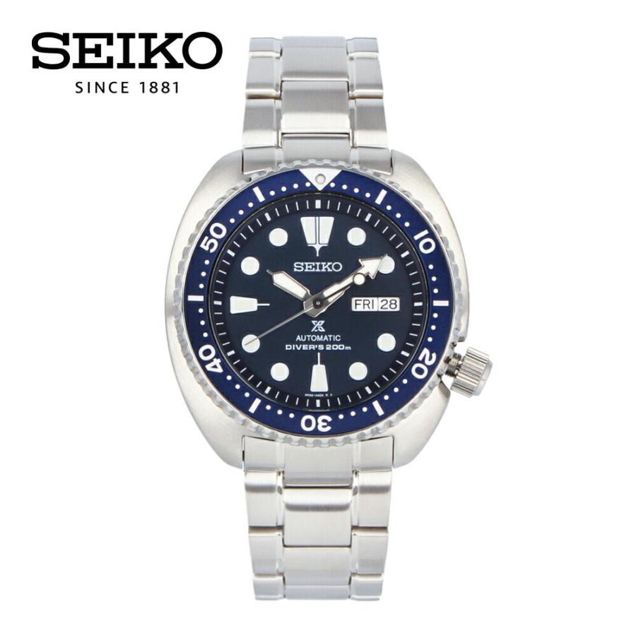 PROSPEX プロスペックス SEIKO セイコー腕時計 メンズ 自動巻き DIVER'S 200m ダイバーズ200m 200m潜水 メタル シルバー ネイビー SRP773K : 時計 ...