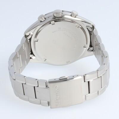 SEIKO セイコー 腕時計 メンズ クオーツ アナログ クロノグラフ ステンレス メタル シルバー ガンメタリック グレー SSB295P ...