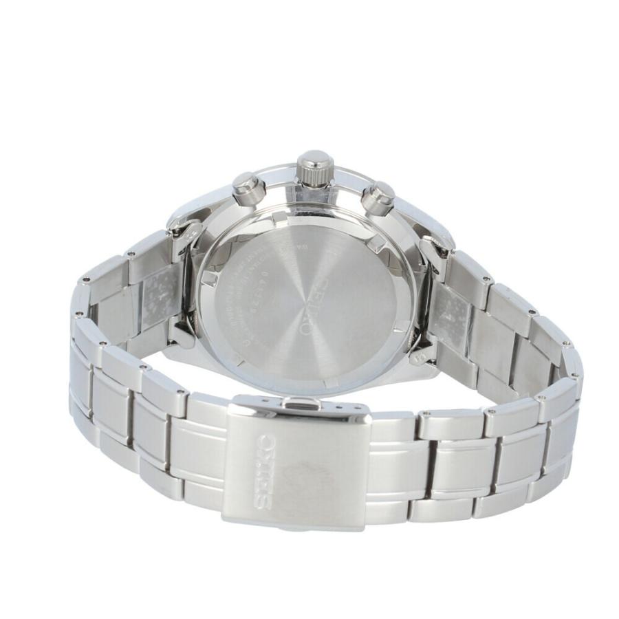 SEIKO セイコー 腕時計 メンズ アナログ クオーツ クロノグラフ スポーティー ビジネス 仕事 就活 ステンレス メタル ブレス ...