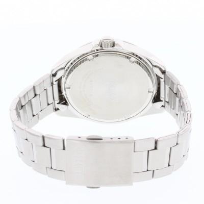 SEIKO セイコー クラシック 腕時計 メンズ クオーツ シンプル ビジネス 仕事 就活 デイト 日付 ステンレス メタル ブレス ホワイト ...