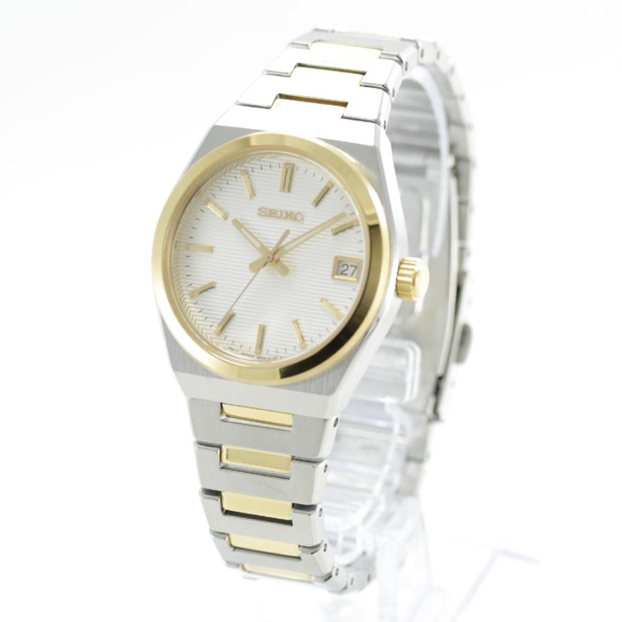 SEIKO（セイコー） SEIKO SUR578P1 レディース クラシック 三針 海外モデル サファイア シルバー ゴールド ホワイト 腕 ...