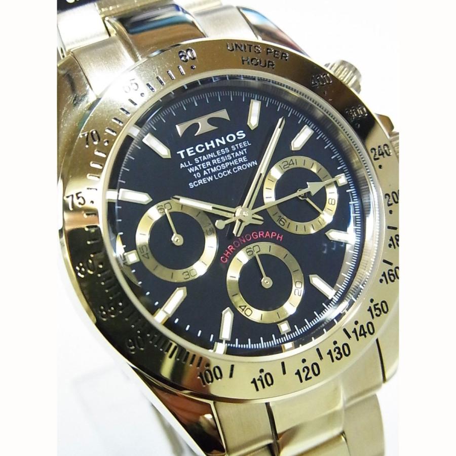 TECHNOS（テクノス） 紳士 クロノグラフ クォーツ T4684GB 定価￥35,000-(税別)新品 : 時計のうじいえ - 通販 - Yahoo!ショッピング
