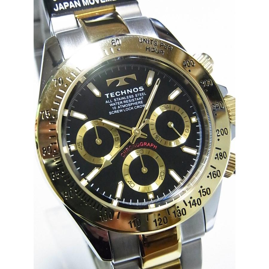 TECHNOS（時計） TECHNOS テクノス 紳士 クロノグラフ クォーツ T4684TB 定価￥35,000-(税別) 新品です。 : 時計のうじいえ - 通販 - Yahoo!ショッピング