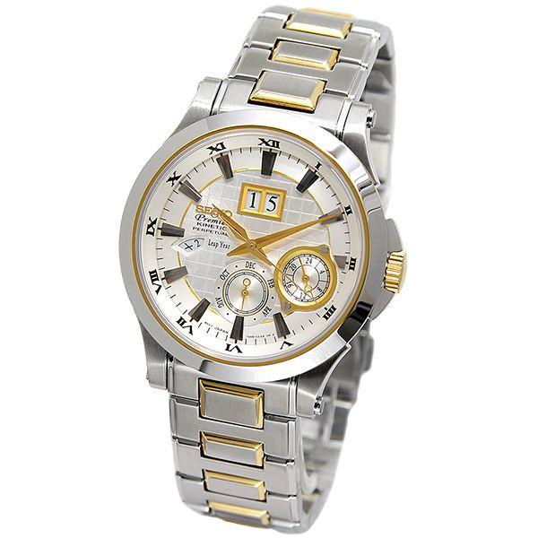 Kinetic（SEIKO） [10年保証] セイコー インポート [逆輸入品] SEIKO SNP004P1 プルミエ キネティック ...