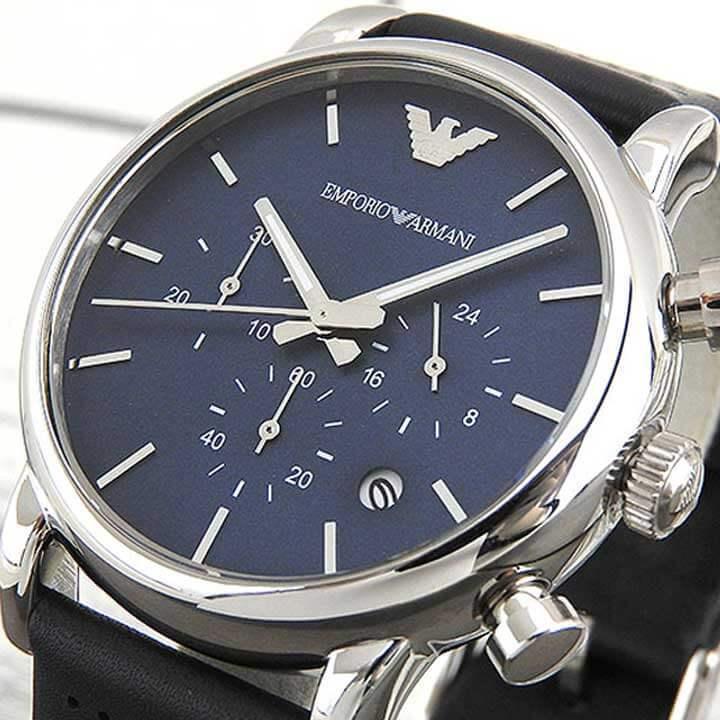 EMPORIO ARMANI ポイント最大6倍 エンポリオアルマーニ クロノグラフ AR1736 海外モデル アナログ メンズ 腕時計 ...