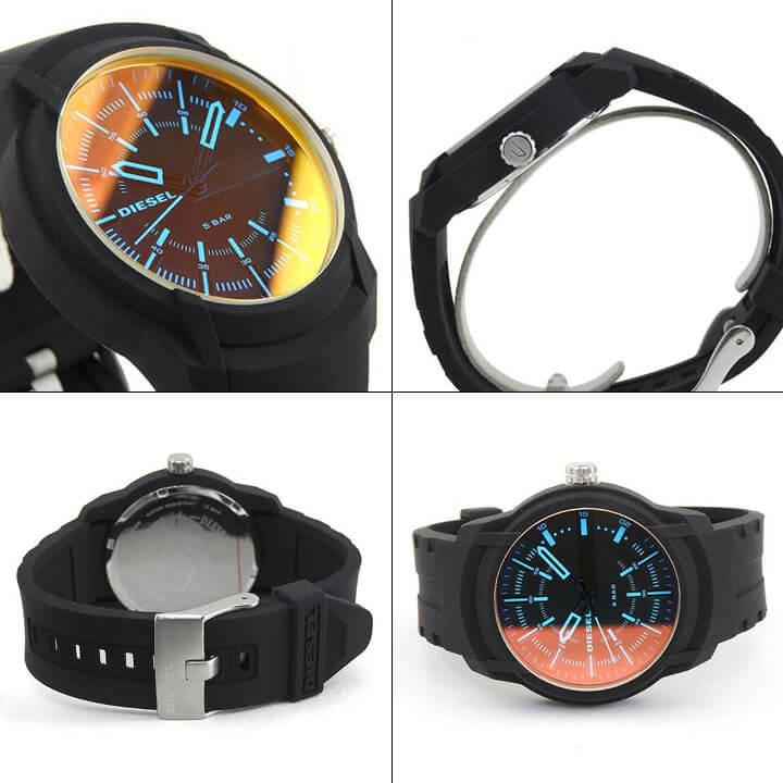 DIESEL ディーゼル ペアウォッチ カップル 夫婦 おろろい ブランド DZ1819 腕時計 黒 ブラック : 腕時計 メンズ アクセの ...