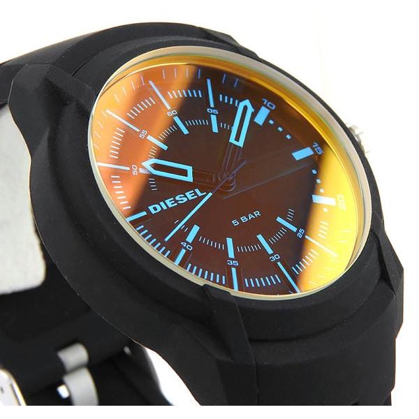 DIESEL ディーゼル DZ1819 ARMBAR アームバー メンズ 腕時計 海外モデル 黒 ブラック シリコン ラバー : 腕時計 ...