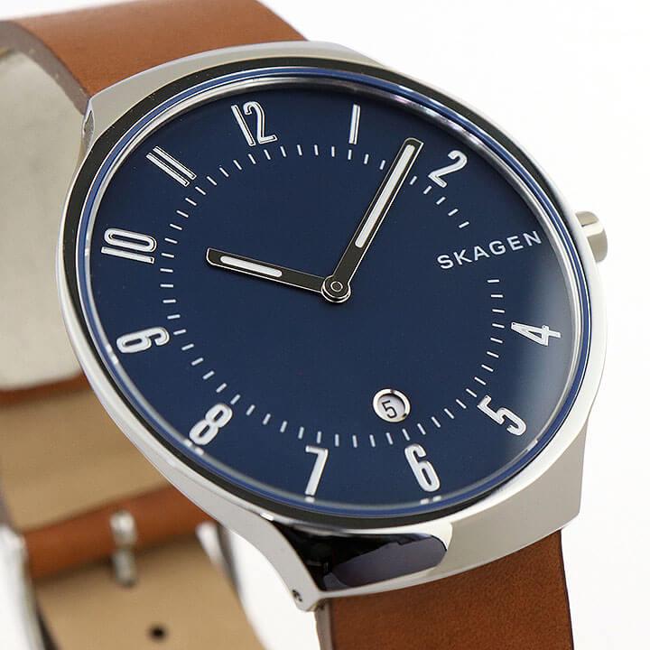 SKAGEN スカーゲン GRENEN グレーネン SKW6457 メンズ 腕時計 おしゃれ かっこいい シンプル 海外モデル ネイビー ...