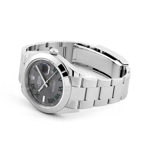ロレックス ROLEX デイトジャスト41 126300 SS 41mm グレーグリーンローマン 【メンズ】【腕時計】 : トキオカ - 通販 - Yahoo!ショッピング