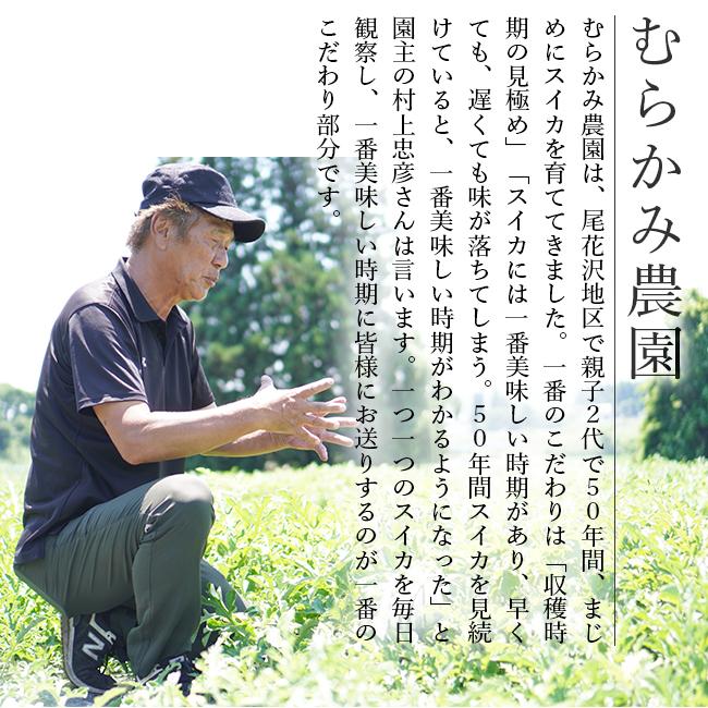尾花沢 スイカ 金色羅王 大玉 3L 7kg 山形 お中元 お盆 お供え ギフト プレゼント 贈り物 送料無料 農家直送 すいか 西瓜 むらかみ農園 :knjk-mrkm-7k:農家直送 ...