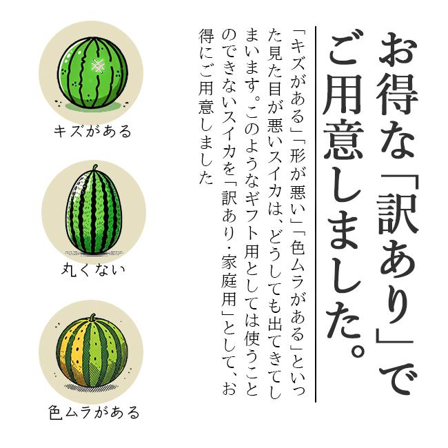 訳あり 尾花沢 スイカ 金色羅王 大玉 2L 6kg以上 山形 家庭用 送料無料 農家直送 すいか 西瓜 むらかみ農園 : 農家直送フルーツ ときわオンライン - 通販 - Yahoo!ショッピング