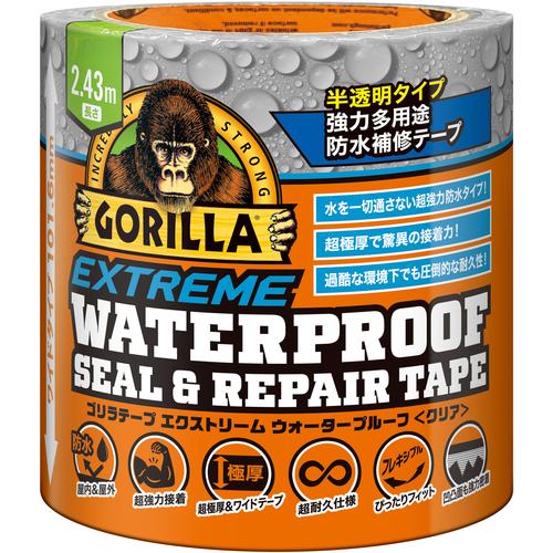 ゴリラテープ エクストリーム ウォータープルーフ クリア NO1789 710-1410 [KURE(呉工業)] : トッカイチバ - 通販 ...