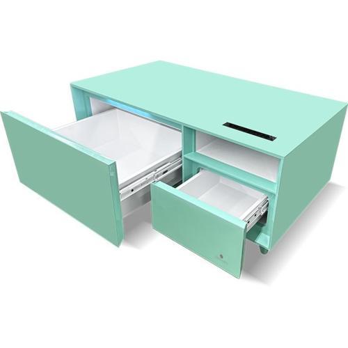 SAPPHIRE(サファイア) SAPPHIRE by LOOZER SMART TABLE STB80 MINT 冷蔵庫付きスマートテーブル 2ドア 81L : 特価COM - 通販 ...