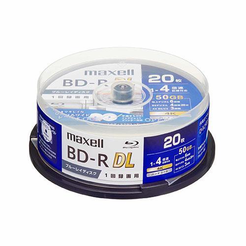 マクセル(maxell) BRV50WPG.20SP 録画用 BD-R DL 2層 50GB 1回録画 プリンタブル 4倍速 : 特価COM - 通販 - Yahoo!ショッピング