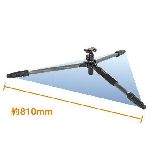 スリック(SLIK) ライトカーボンE64 II カーボン三脚 4段開脚 自由雲台搭載 軽量1、040g パイプ経22mm 耐荷重2kg : 特価COM - 通販 - Yahoo!ショッピング