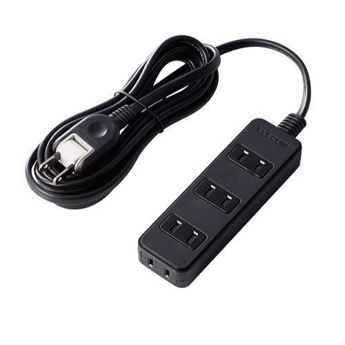 ELECOM エレコム(ELECOM) AVT-ST02-2425BK(ブラック) ほこり防止/雷ガードタップ 延長コード 2ピン 4個口 2.5m : 特価COM - 通販 - Yahoo ...
