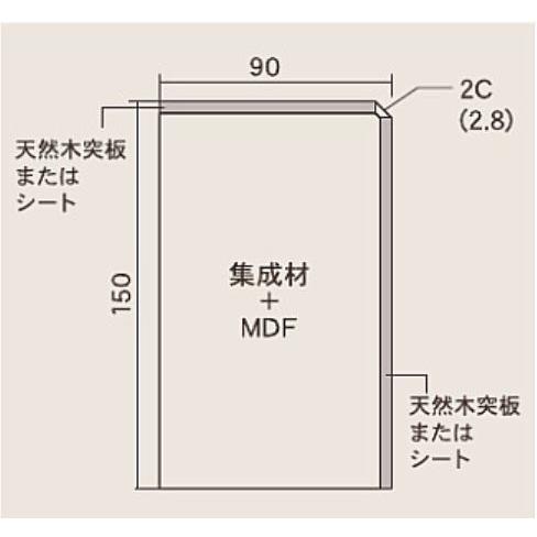 東洋テックス 3m上り框 3007対応 室内造作材 A364 : a364 : 得する住宅資材館 - 通販 - Yahoo!ショッピング
