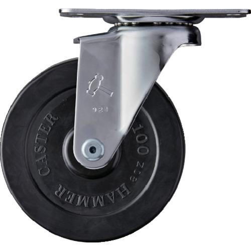 ハンマーキャスター 自在 ゴム車 100mm 420E-R100 : とくえもん - 通販 - Yahoo!ショッピング