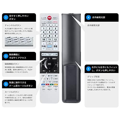 東芝テレビリモコ レグザ regza リモコン 交換用 Toshiba テレビリモコン 東芝 対応 CT-90489 CT-90485 CT-90484 CT-90481 CT-90480 ...