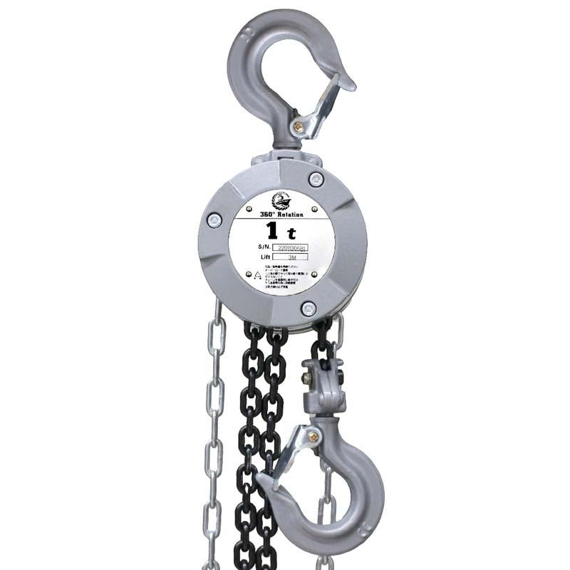 360度回転 チェーンブロック 1t 手動式 3m グレード100 軽量 小型 VX レバーホイスト 高品質 吊り上げ 抜根 チェーンホイスト ベスト・アンサー :diy-068:得選館 ...