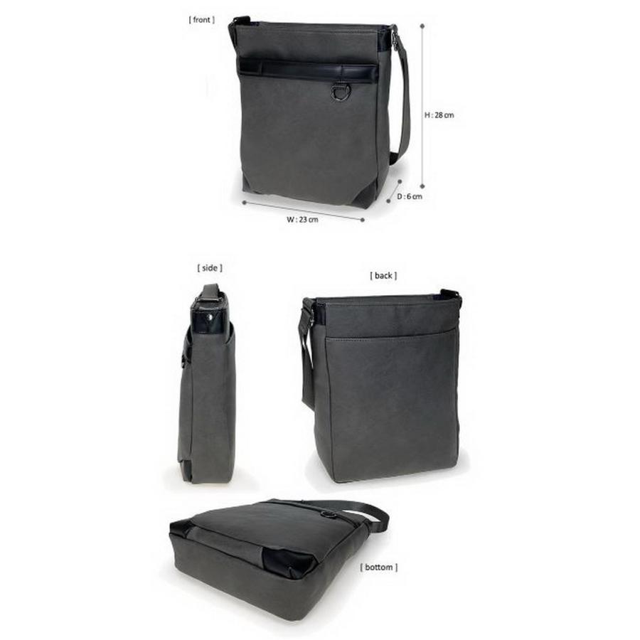 ショルダーバッグ Lサイズ 合成皮革 ラッピング 薄型 スリムバッグ ボディーバッグ 軽量 550g 12-6705 : 12-6705 : tokusenya - 通販 - Yahoo!ショッピング