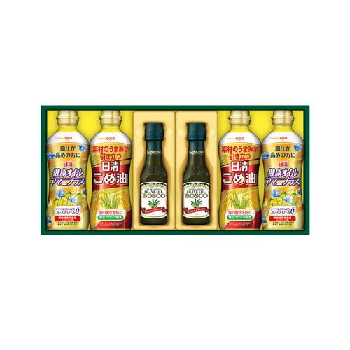 日清オイリオ ボスコオリーブオイル&バラエティオイルギフト BM-30(A3) ギフト包装・のし紙無料 : トキワカメラYahoo!店 - 通販 - Yahoo!ショッピング