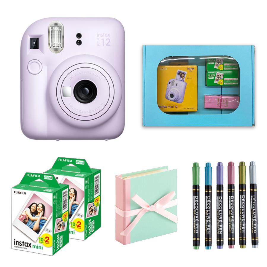 【ギフト チェキA】富士フィルム チェキ インスタントカメラ instax mini 12【ライラックパープル】ギフトBOXセット : 89156-giftbox : トキワカメラYahoo ...