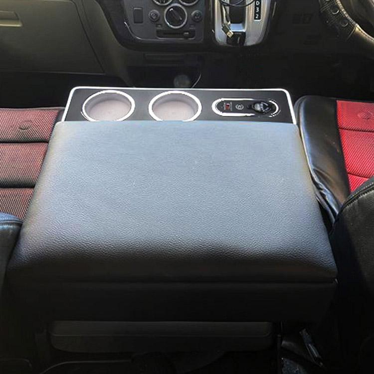 NV350 キャラバン E26/E25 専用 アームレスト E26 バンVX/DX E25 バンDX コンソールボックス LED USBポート付き : 66shopping - 通販 ...