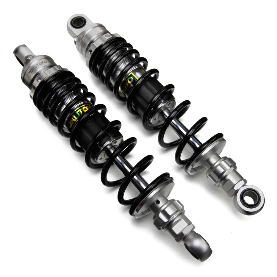 スズキ ガス リアショック グラストラッカービッグボーイ (NJ4DA) 減衰力調整機能 GrassTracker BIGBOY リヤサス 320mm シルバー 黒@ : 66shopping ...