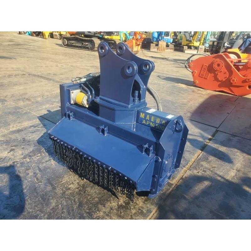 草刈り機 前田製作所 APM-100 0.25m3 重機 ユンボ 油圧ショベル バックホー ID:OX0042 : アタッチメントパーツのワールド市場 - 通販 - Yahoo!ショッピング