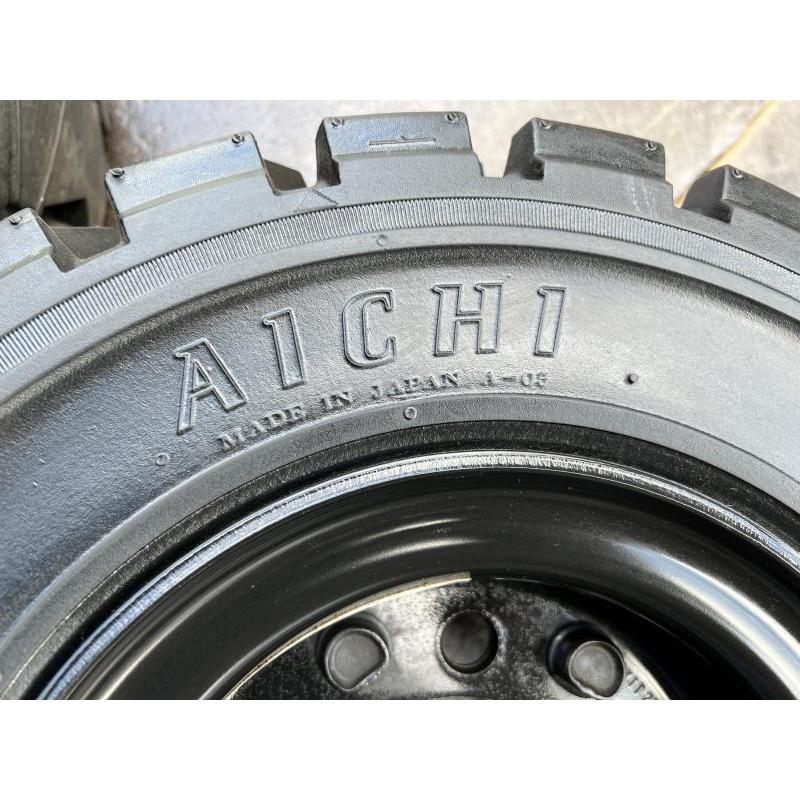 タイヤ+ホイール2本セット ノーパンクタイヤ アイチ ME310 重機 建機 フォークリフト用パーツ ID:PI0068 : アタッチメント ...