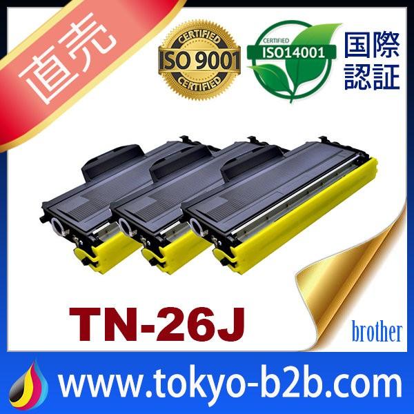 TN-26J tn-26j tn26j ( トナーカートリッジ26J ) ブラザー 3本セット brother HL-2140 HL-2170WMFC-7840WMFC-7340 DCP ...