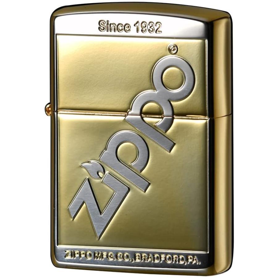 ZIPPO ジッポー ライター LOGO DESIGN エッチング 金銀コンビメッキ 2SG-LZLOG :220427b2SG-LZLOG ...