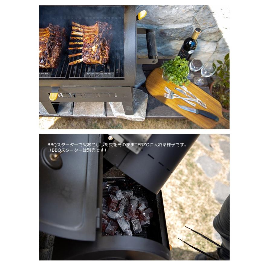 テルツォ（TERZO）【BBQグリル バーベキューグリル ボレッティ社製 ファイヤーサイド】品番：87150 : 東京ガーデニングスタイル - 通販 - Yahoo!ショッピング