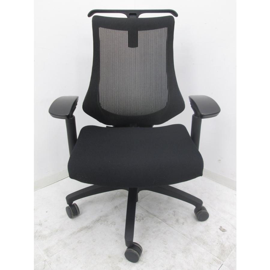 イトーキ 肘付きエフチェア KG-177JAH1 W665xD560xH930-1045mm 中古品 : 町田無限堂オフィス館ヤフーショップ - 通販 - Yahoo!ショッピング