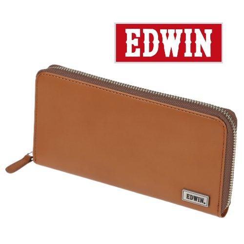 EDWIN（エドウィン） 財布 メンズ ラウンドファスナー 長財布 エドウィン財布 EDWIN財布 30代 40代 人気 ブランド 誕プレ 誕生日 敬老の日 プレゼント 小銭入れあり 革 ...