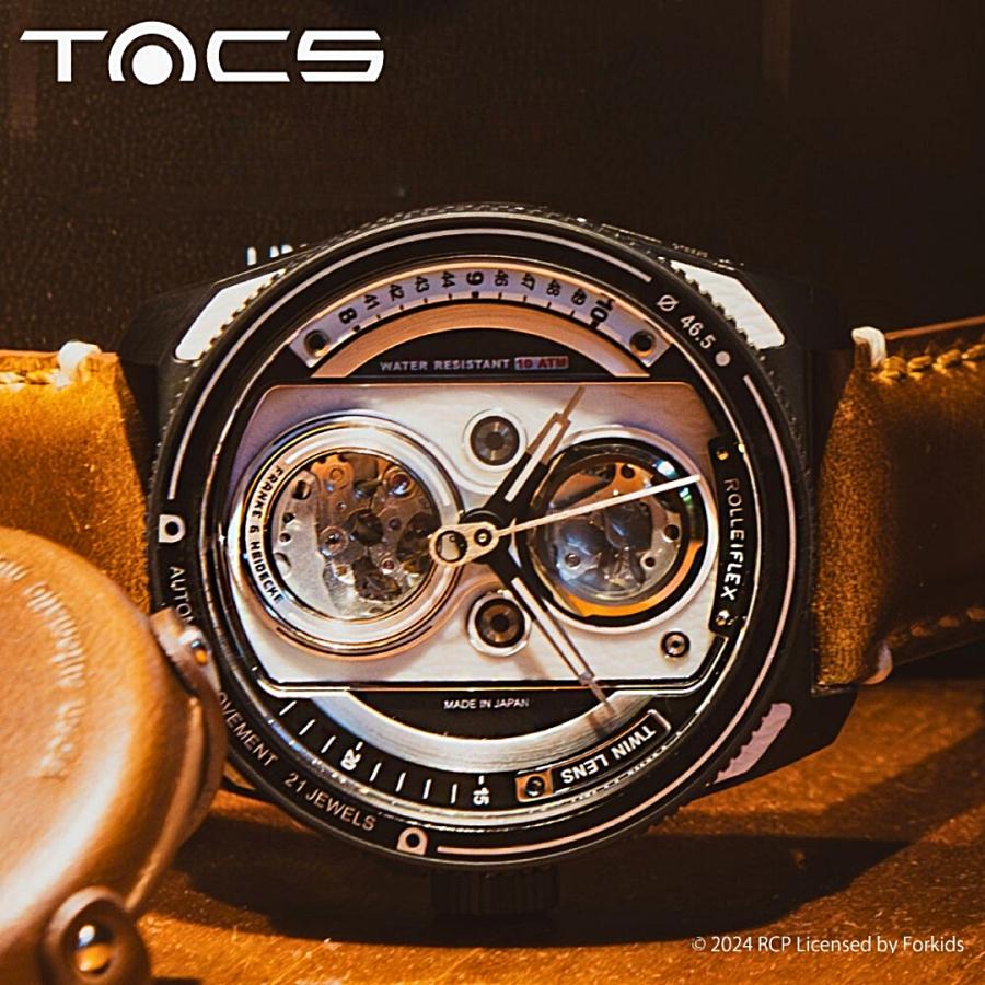 タックス 腕時計 TACS TWIN LENS Rollei TS2002G 自動巻き 機械式 オートマチック オートマティック ツインレンズ シースルーバック : 東京ウォッチスタイル ...