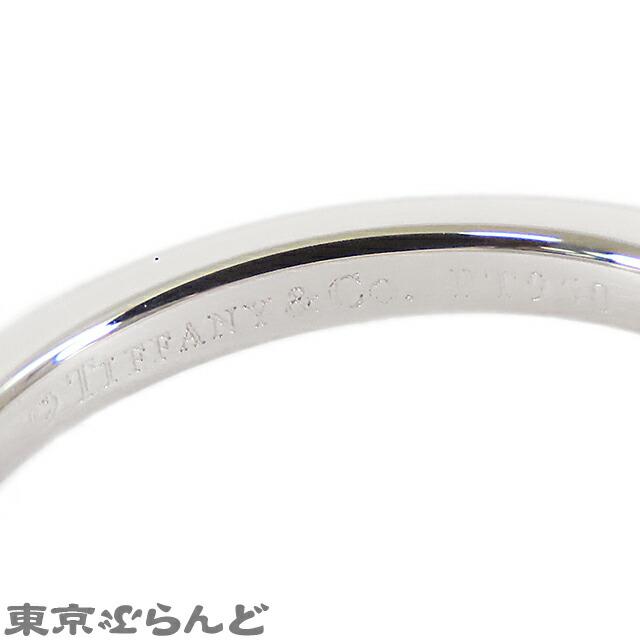 TIFFANY&Co. 返品可 ティファニー ソリティア モディファイド プリンセスカット ダイヤモンド リング 指輪 0.21ct 3EX F IF Pt950 プラチナ 9号相当 仕上済 ...
