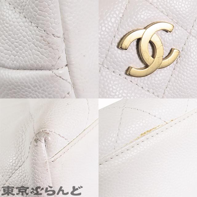CHANEL シャネル マトラッセ ウッドハンドル ホワイト ゴールド CHANEL シャネル マトラッセ ウッドハンドル ホワイト ゴールド
