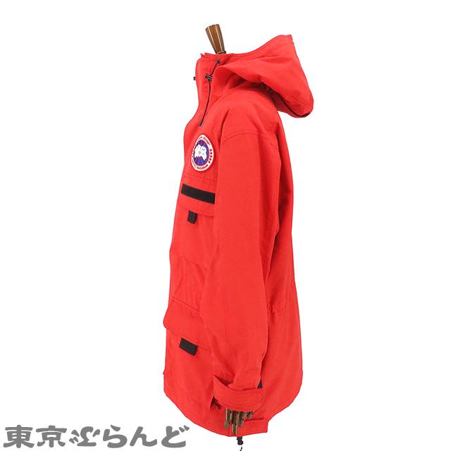 CANADA GOOSE カナダグース ジュンヤ ワタナベ コム デ ギャルソン マン マウンテンパーカー WB-J402 レッド ポリエステル コットン コラボ ジップ ジャケット ＃S ...