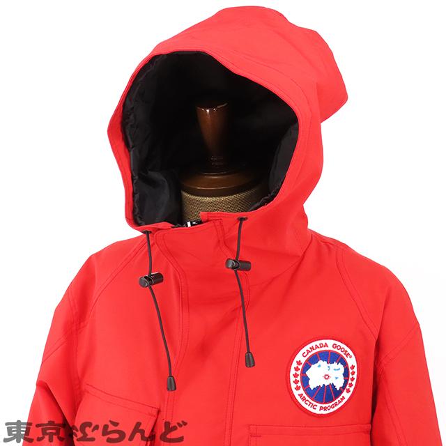 CANADA GOOSE カナダグース ジュンヤ ワタナベ コム デ ギャルソン マン マウンテンパーカー WB-J402 レッド ポリエステル コットン コラボ ジップ ジャケット ＃S ...