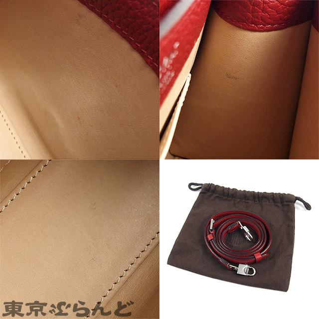 モワナ MOYNAT レジェンヌ BB レッド レザー 2way ショルダー モワナ MOYNAT レジェンヌ BB レッド レザー 2way ショルダー