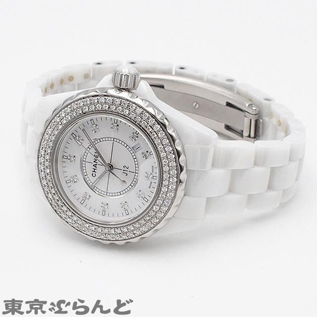 シャネル CHANEL J12 33mm 12P アフターダイヤベゼル H1628 シャネル CHANEL J12 33mm 12P アフターダイヤベゼル H1628