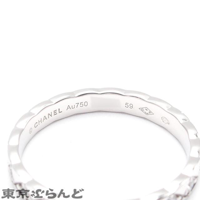 CHANEL シャネル ココクラッシュ ミニ 18PD リング J11871 K18WG CHANEL シャネル ココクラッシュ ミニ 18PD リング J11871 K18WG