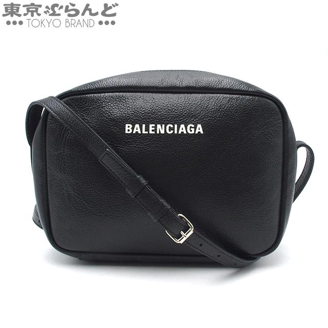 BALENCIAGA バレンシアガ エブリデイ カメラバッグ 679267 ブラック レザー ショルダーバッグ ユニセックス ...